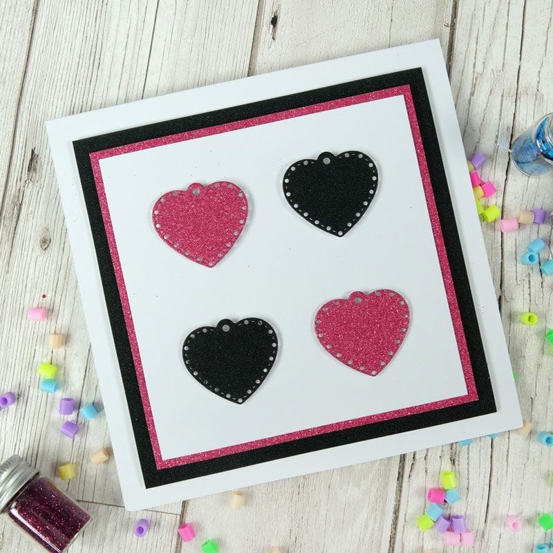 Diamond Sparkles Shimmer Card - Midnight Black | Hunkydory Crafts