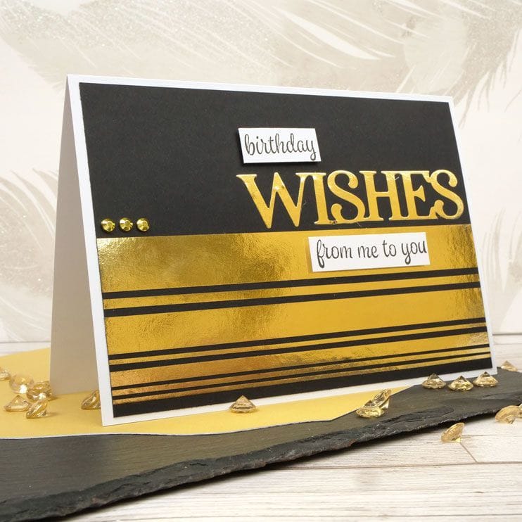 Stickables Self-Adhesive Mirri - A5 Gold | Hunkydory Crafts