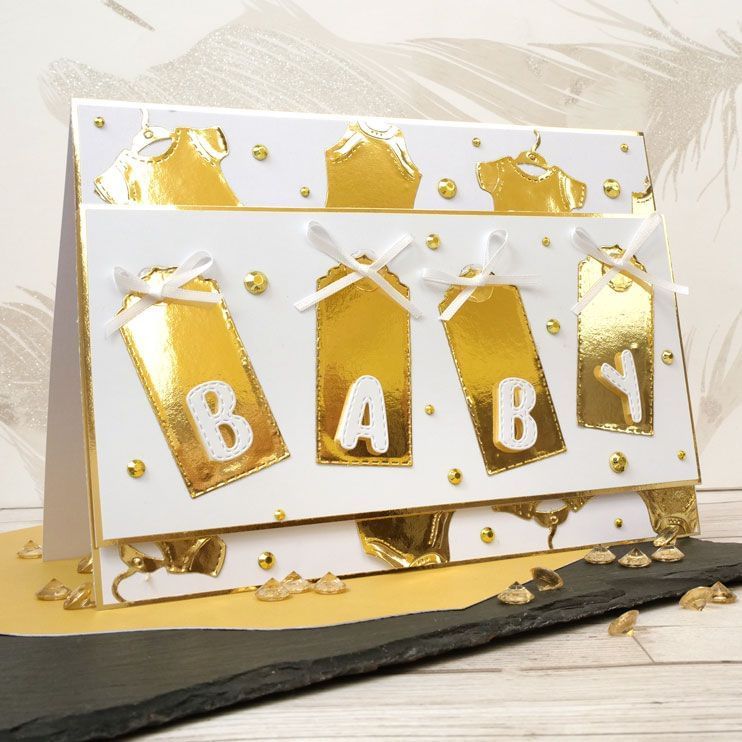 Stickables Self-Adhesive Mirri - A5 Gold | Hunkydory Crafts