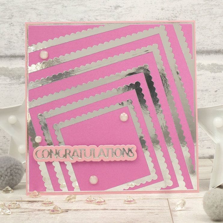 Stickables Self-Adhesive Mirri - A5 Silver | Hunkydory Crafts