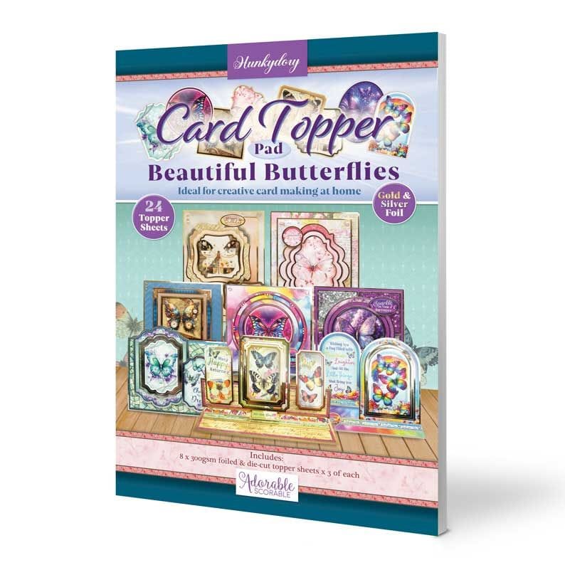 Card Topper Pads - Beautiful Butterflies | Hunkydory Crafts