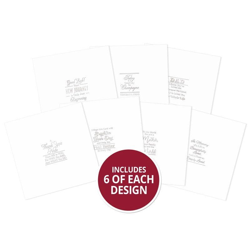 Trim Me! Foiled Insert Pad - Special Moments Silver | Hunkydory Crafts