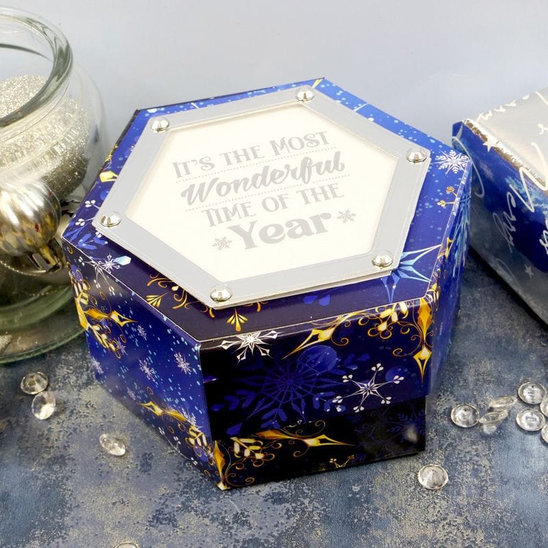 Trim Me! Foiled Insert Pad - Season's Greetings Silver | Hunkydory Crafts