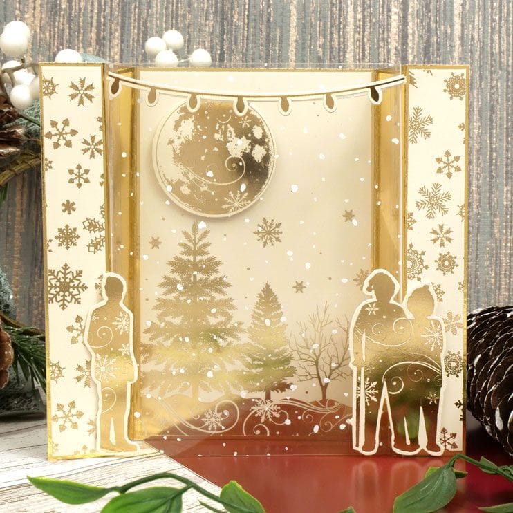Christmas Village Elegance Foiled Cardstock Collection | Hunkydory Crafts