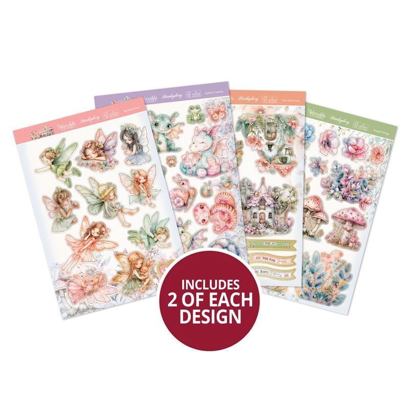 A Whimsical World Elements Topper Embellishments | Hunkydory Crafts