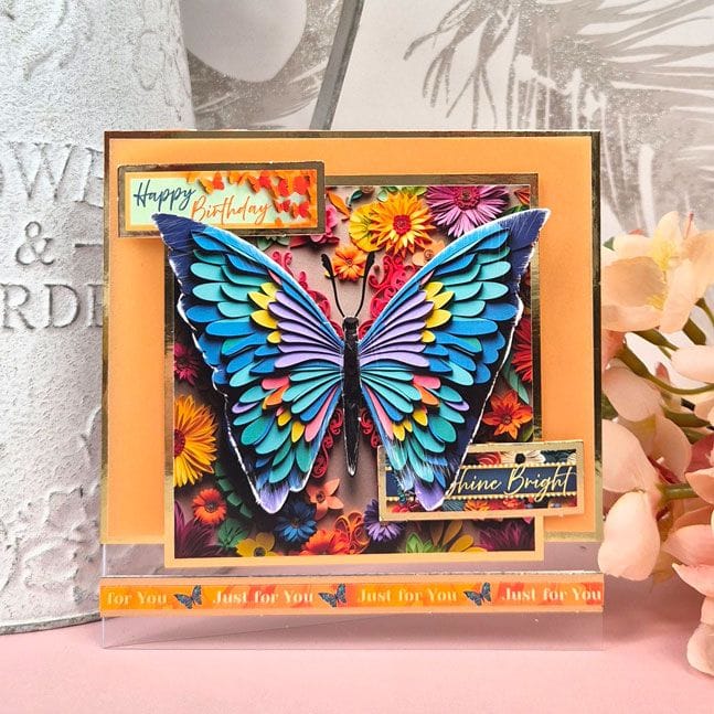 Whopper Topper Pad - Paper Art Butterflies | Hunkydory Crafts