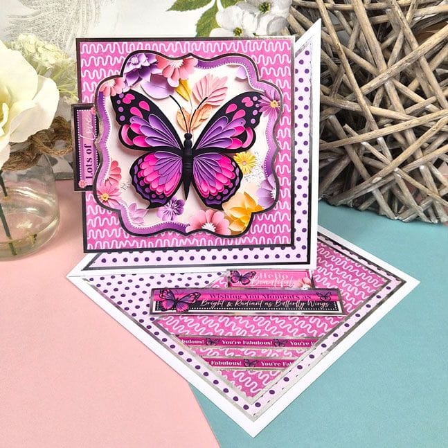 Whopper Topper Pad - Paper Art Butterflies | Hunkydory Crafts