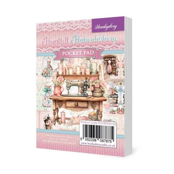 Heartfelt Haberdashery Pocket Pad | Hunkydory Crafts