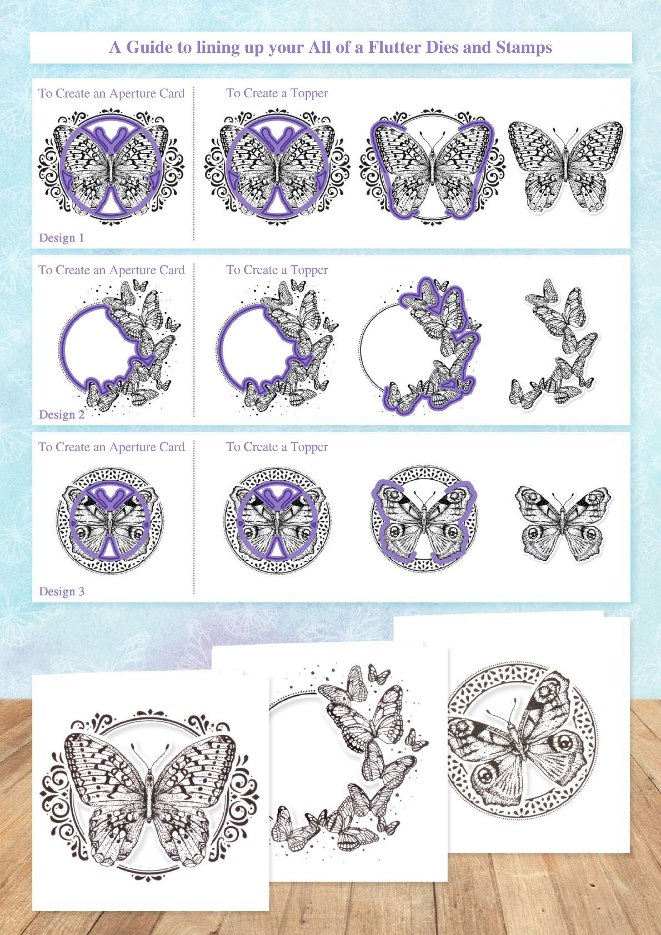 All of a Flutter Topper Instructions | Hunkydory Crafts