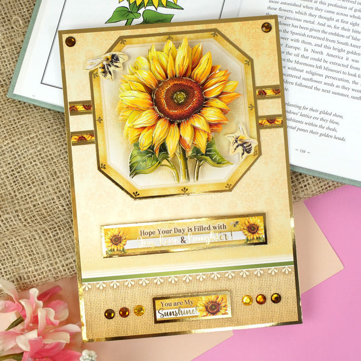 Live Launch - In Full Bloom Deco-Large | Hunkydory Crafts