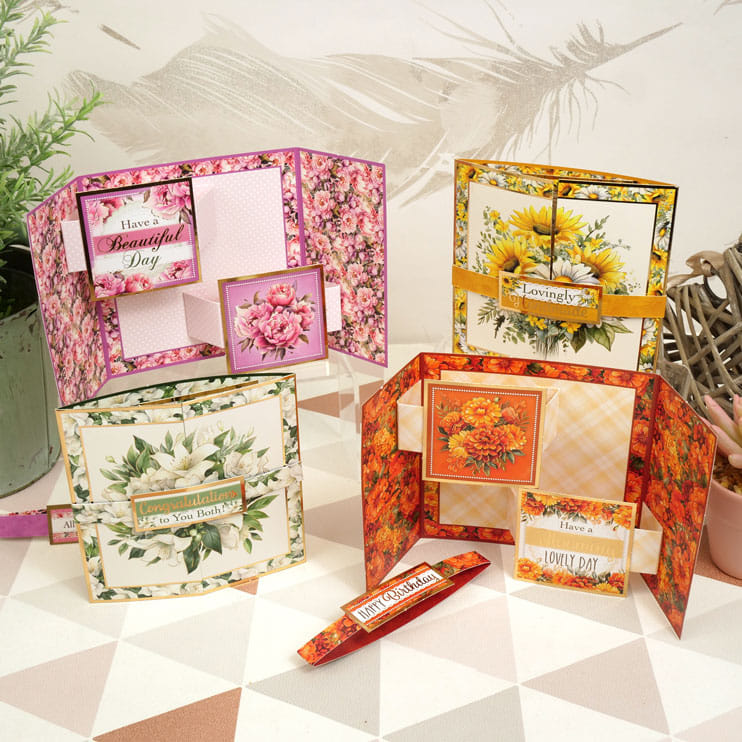 Live Launch - Floral Reveal Shutter Concept Card Kit | Hunkydory Crafts
