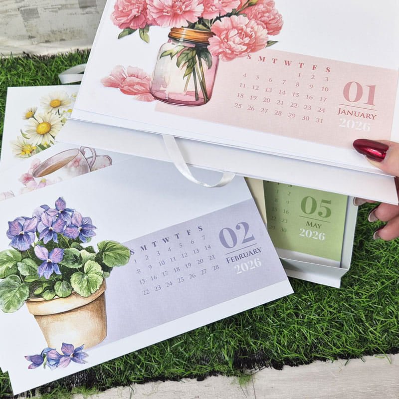 A Year of Flowers Calendar Download | Hunkydory Crafts
