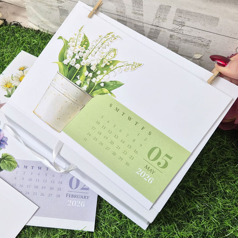 A Year of Flowers Calendar Download | Hunkydory Crafts