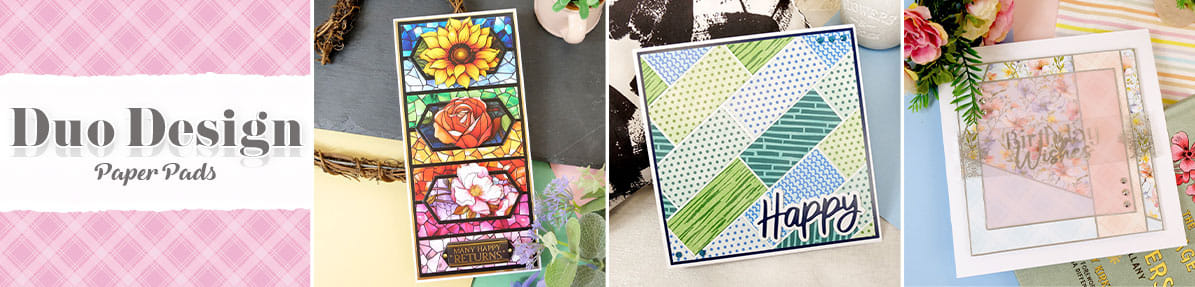 Duo Design Paper Pads | Hunkydory Crafts