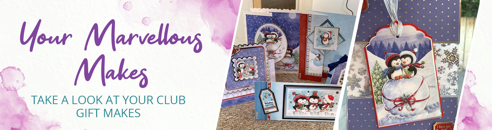 Your Penguin Party Club Gift Makes | Hunkydory Crafts