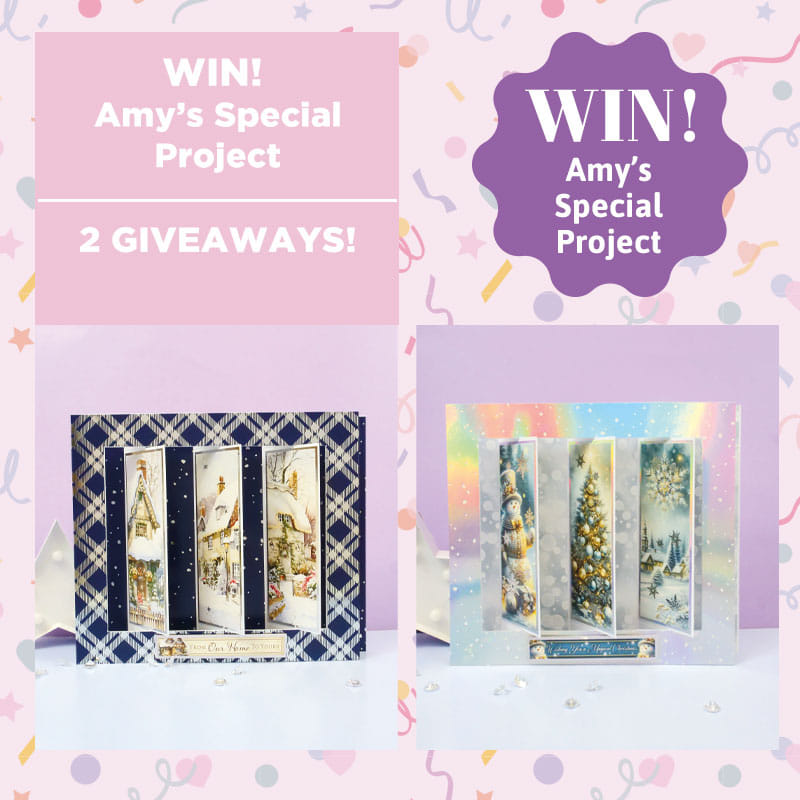 WIN Amy's Bookmark Topper Shutter Card! | Hunkydory Crafts