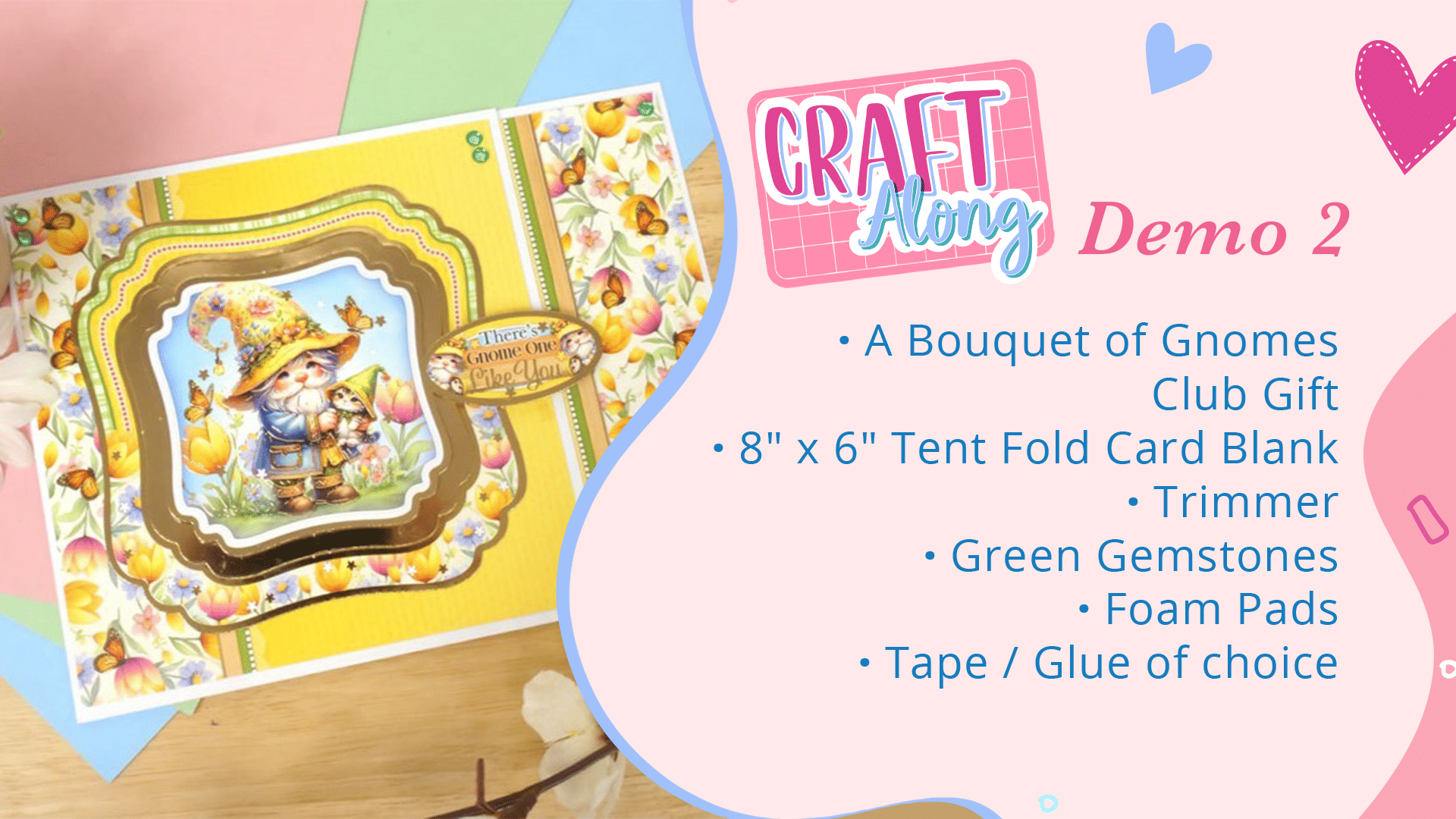 Craft-Along - A Bouquet of Gnomes Club Gift | Hunkydory Crafts