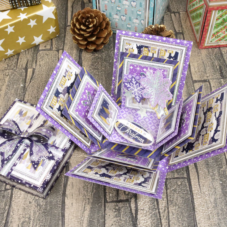 Festive Exploding Boxes Gallery | Hunkydory Crafts