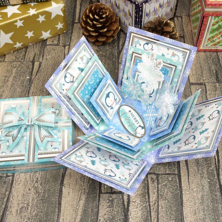 Festive Exploding Boxes Gallery | Hunkydory Crafts