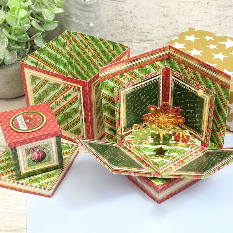 Festive Exploding Boxes Gallery | Hunkydory Crafts