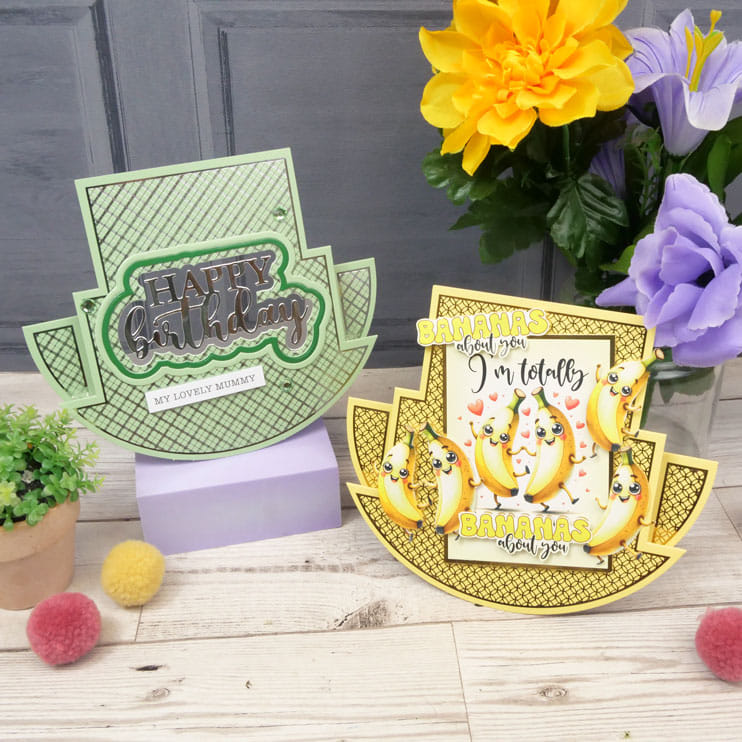 Foiled Pattern Rocker Cards Gallery | Hunkydory Crafts