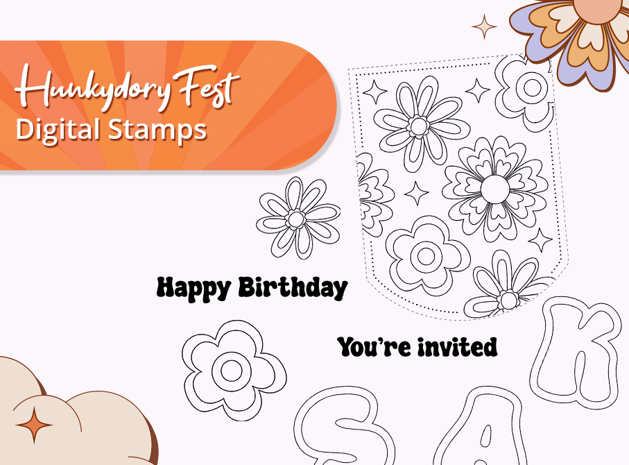HunkydoryFest FREE Digi Stamps | Hunkydory Crafts