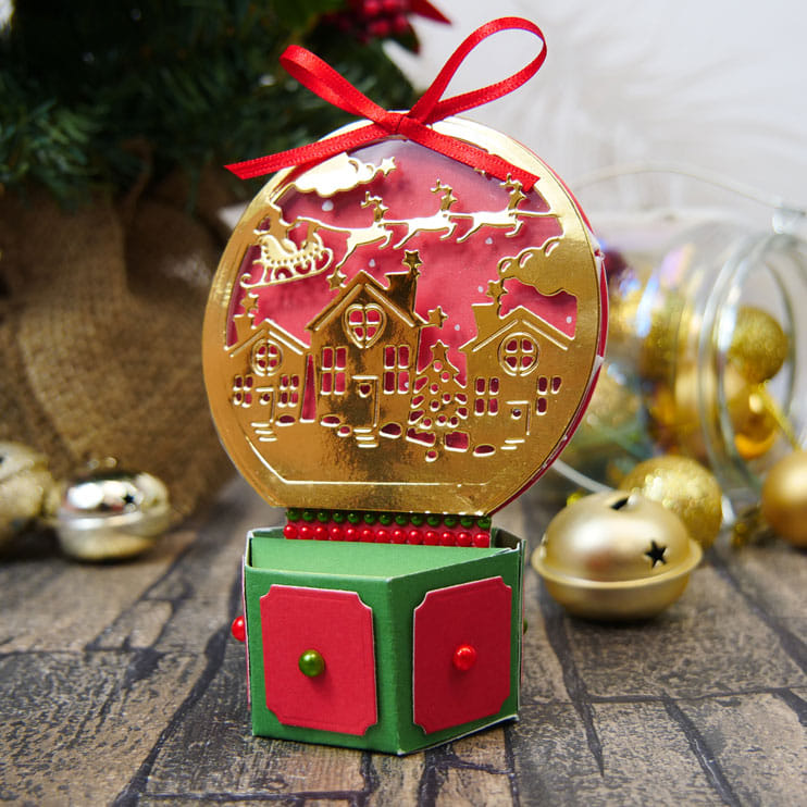 Pop-Up Snow Globe Cards Gallery | Hunkydory Crafts