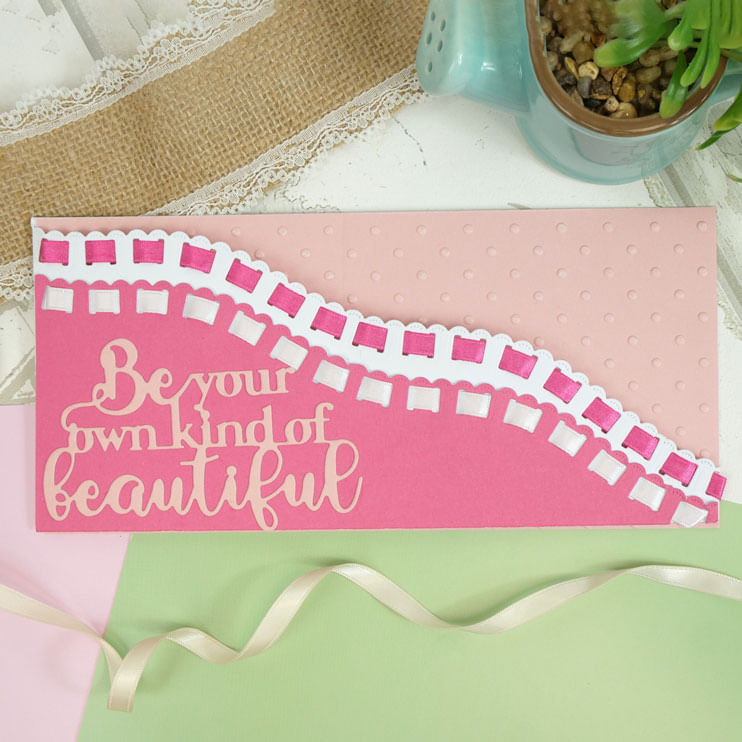 Ribbon Threading Gallery | Hunkydory Crafts