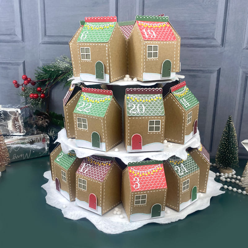 Christmas Advent House Gallery | Hunkydory Crafts