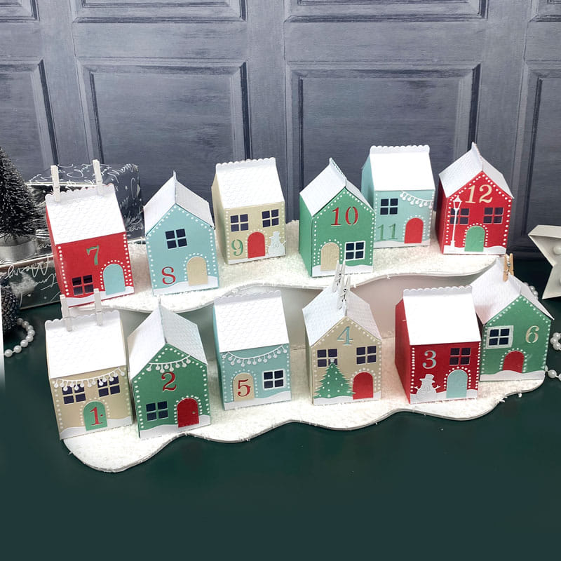 Christmas in July - Christmas Advent House | Hunkydory Crafts