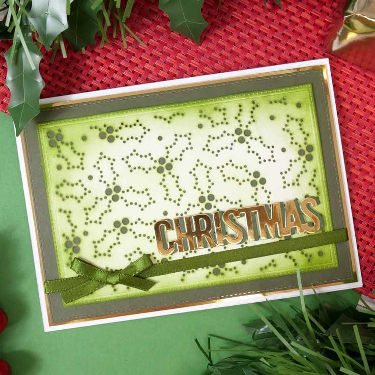 Christmas Pierced Backgrounds Gallery | Hunkydory Crafts