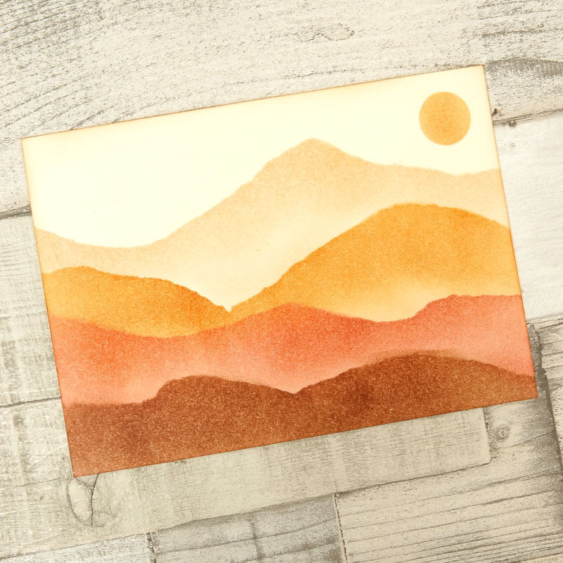 How to Create a Scenic Background with Masking Sheets | Hunkydory Crafts