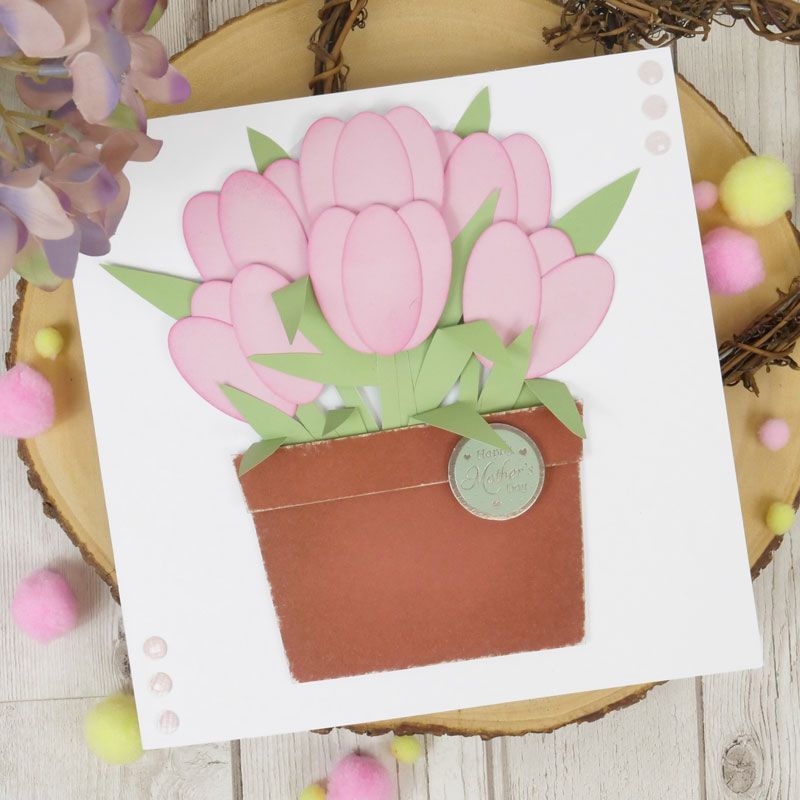 How to Make a Mother's Day Tulip Card | Hunkydory Crafts