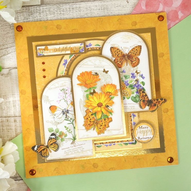Amongst the Flowers Decoupage Toppers Gallery | Hunkydory Crafts