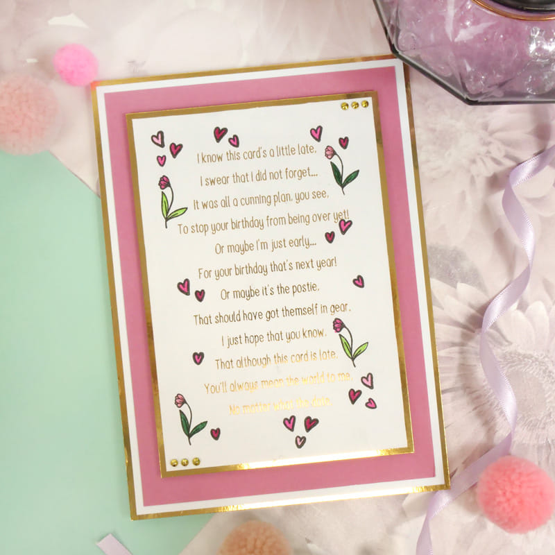Perfect Poetry Gallery | Hunkydory Crafts