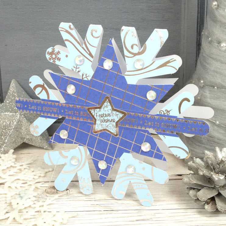 Festive Luxury Shaped Cards Gallery | Hunkydory Crafts