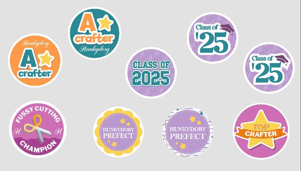 School of Craft Sticker Sheet | Hunkydory Crafts